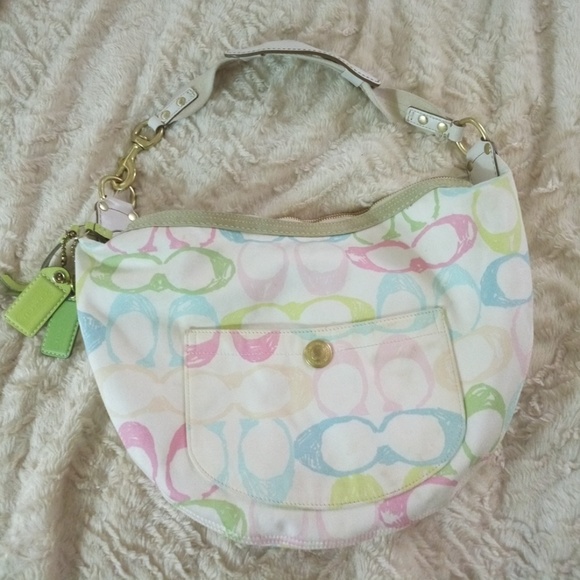 Coach | Bags | Coach Multicolor Large Bag | Poshmark